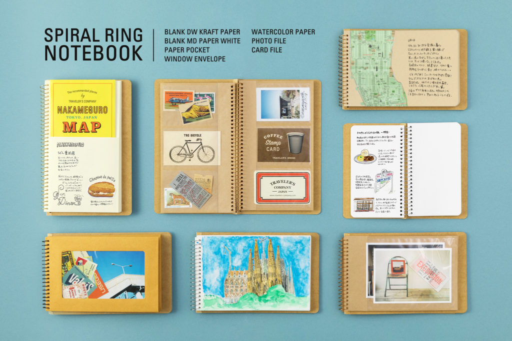 SPIRAL RING NOTEBOOK Story - TRAVELER'S COMPANY USA