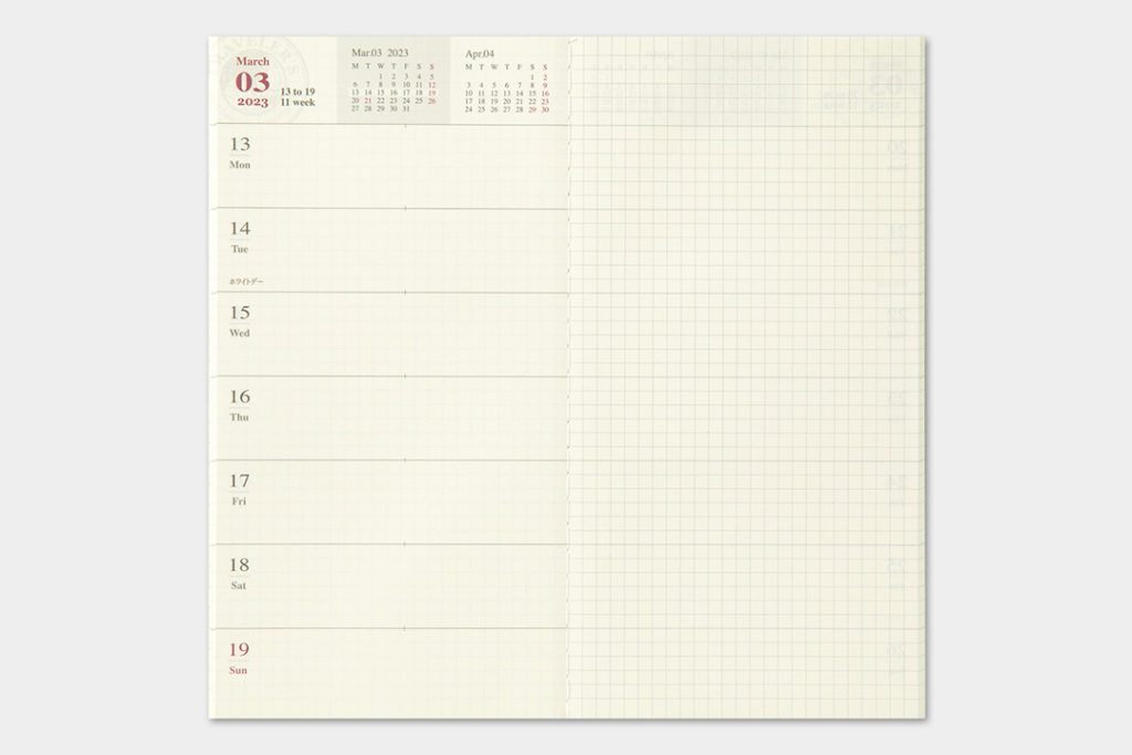TRAVELER’S notebook 2023 DIARY and Original Leather Tag - TRAVELER'S ...