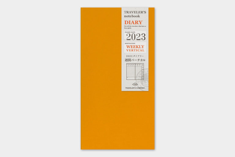 TRAVELER’S notebook 2023 DIARY and Original Leather Tag - TRAVELER'S ...