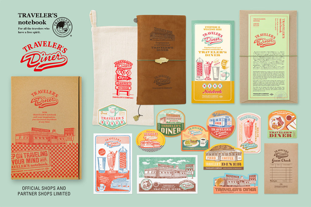 TRAVELER’S notebook Limited Set TRAVELER’S DINER - TRAVELER'S COMPANY USA