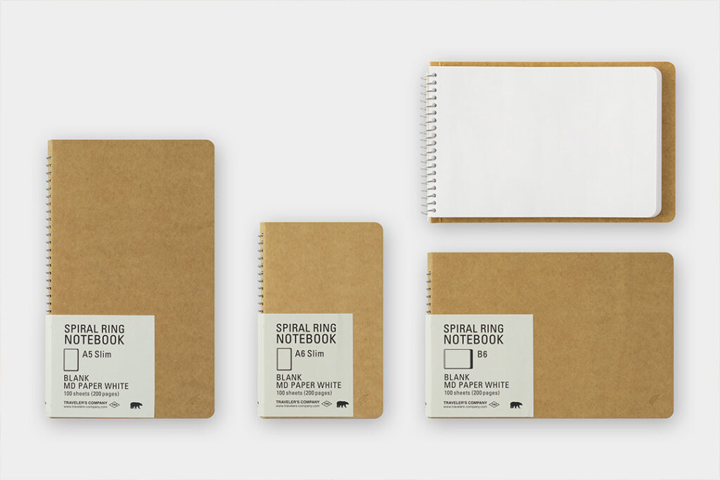 Coffee Shop Trip with Your SPIRAL RING NOTEBOOKS - TRAVELER'S COMPANY USA