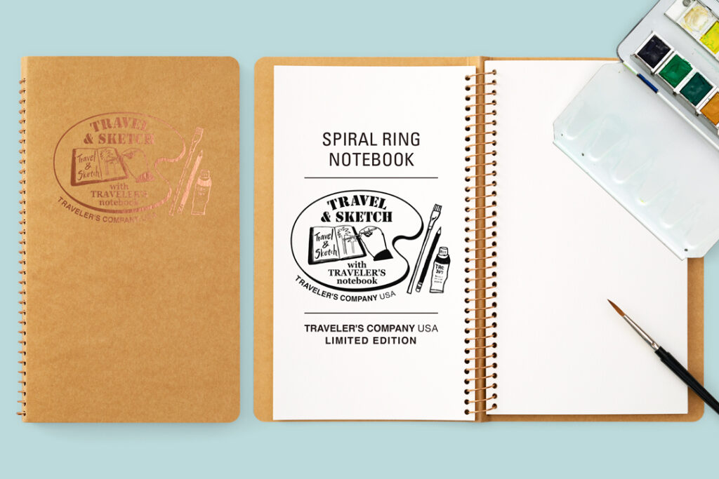 TRC USA Limited TRAVEL & SKETCH SPIRAL RING NOTEBOOK - TRAVELER'S ...