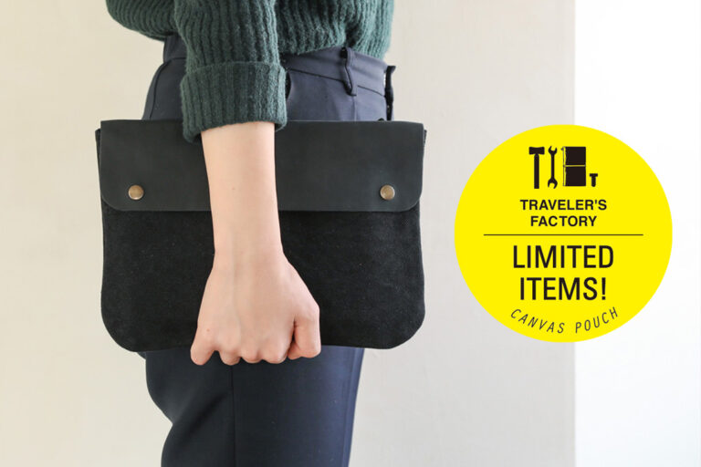 Travel and sketch with TF Canvas Pouch - TRAVELER'S COMPANY USA