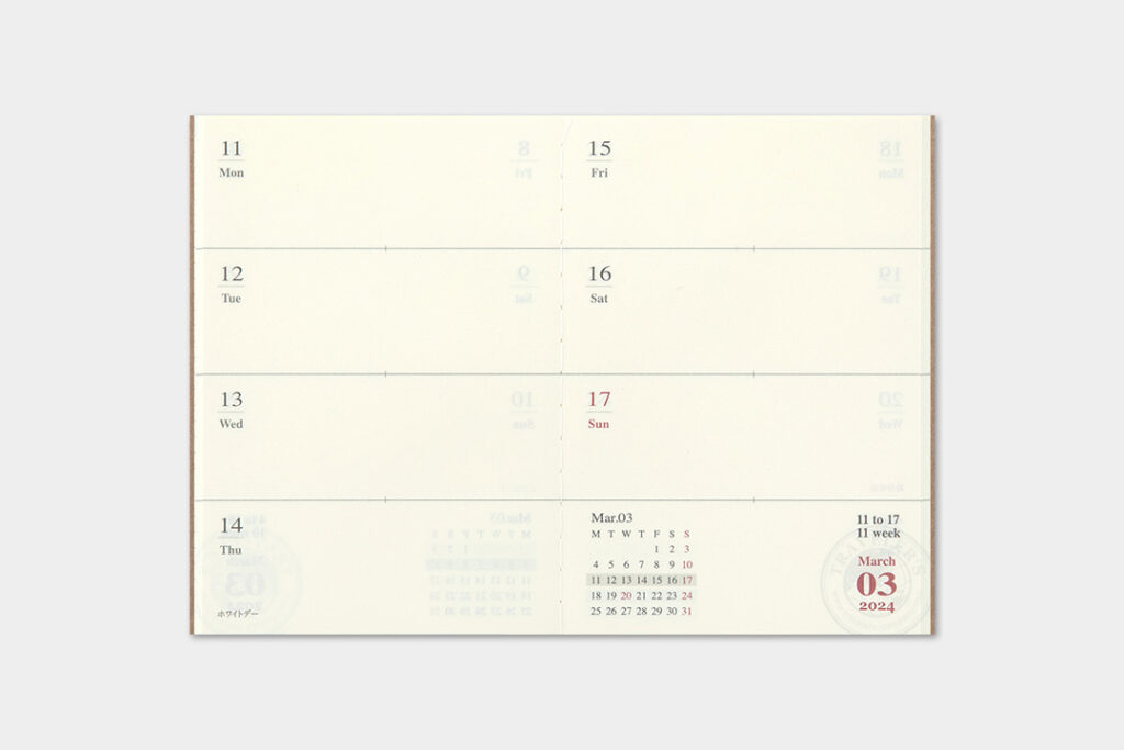 TRAVELER'S notebook 2024 DIARY and Original Leather Tag - TRAVELER'S ...