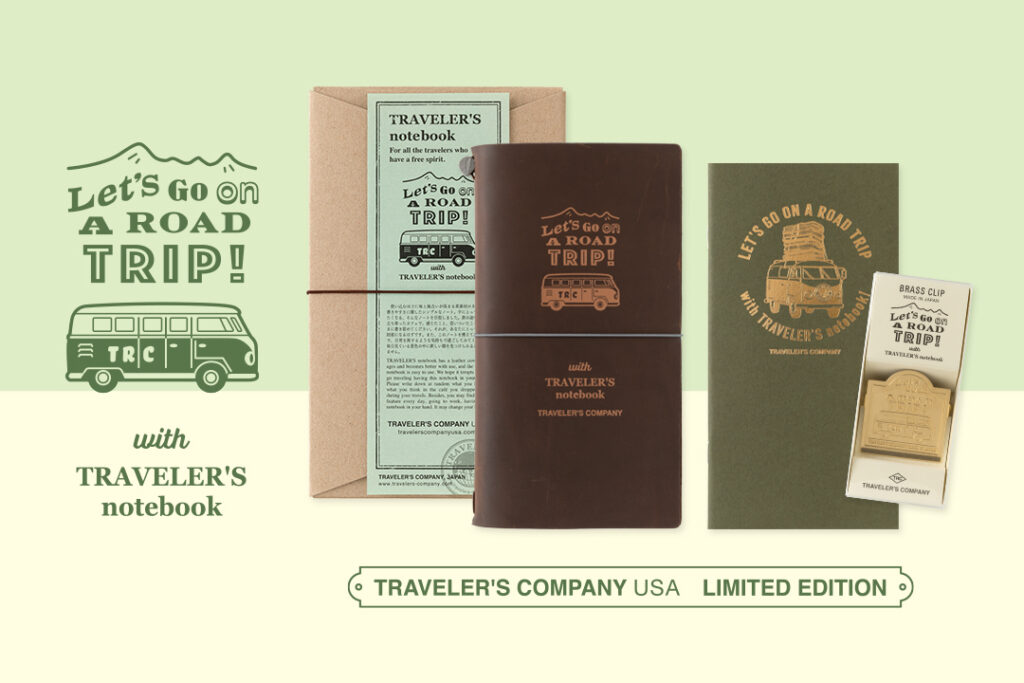 TRAVELER’S COMPANY USA Limited Edition TRAVELER’S notebook – Road Trip ...