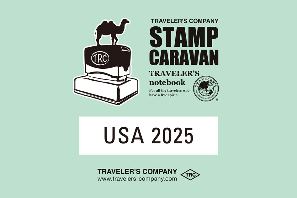 STAMP CARAVAN USA 2025 - TRAVELER'S COMPANY USA