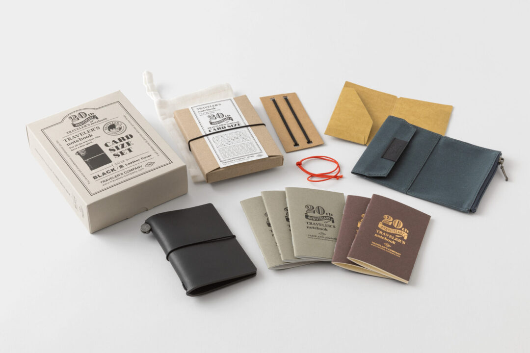 TRAVELER’S notebook Card Size 20th Anniversary Set - TRAVELER'S COMPANY USA