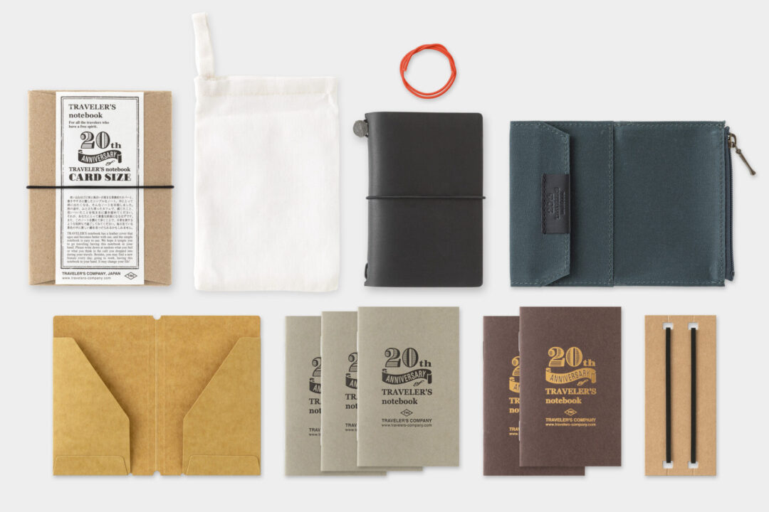 TRAVELER’S notebook Card Size 20th Anniversary Set - TRAVELER'S COMPANY USA